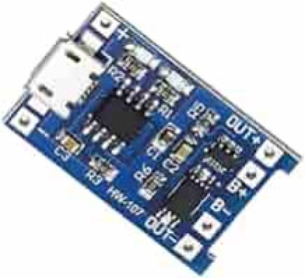 TP4056 Lithium Battery Charging Module – B-Type Micro USB 5V 1A with ...